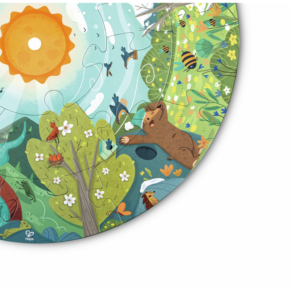 ROMPECABEZAS LAS ESTACIONES CON LUZ 16 PCS - FOUR SEASONS PUZZLE ...