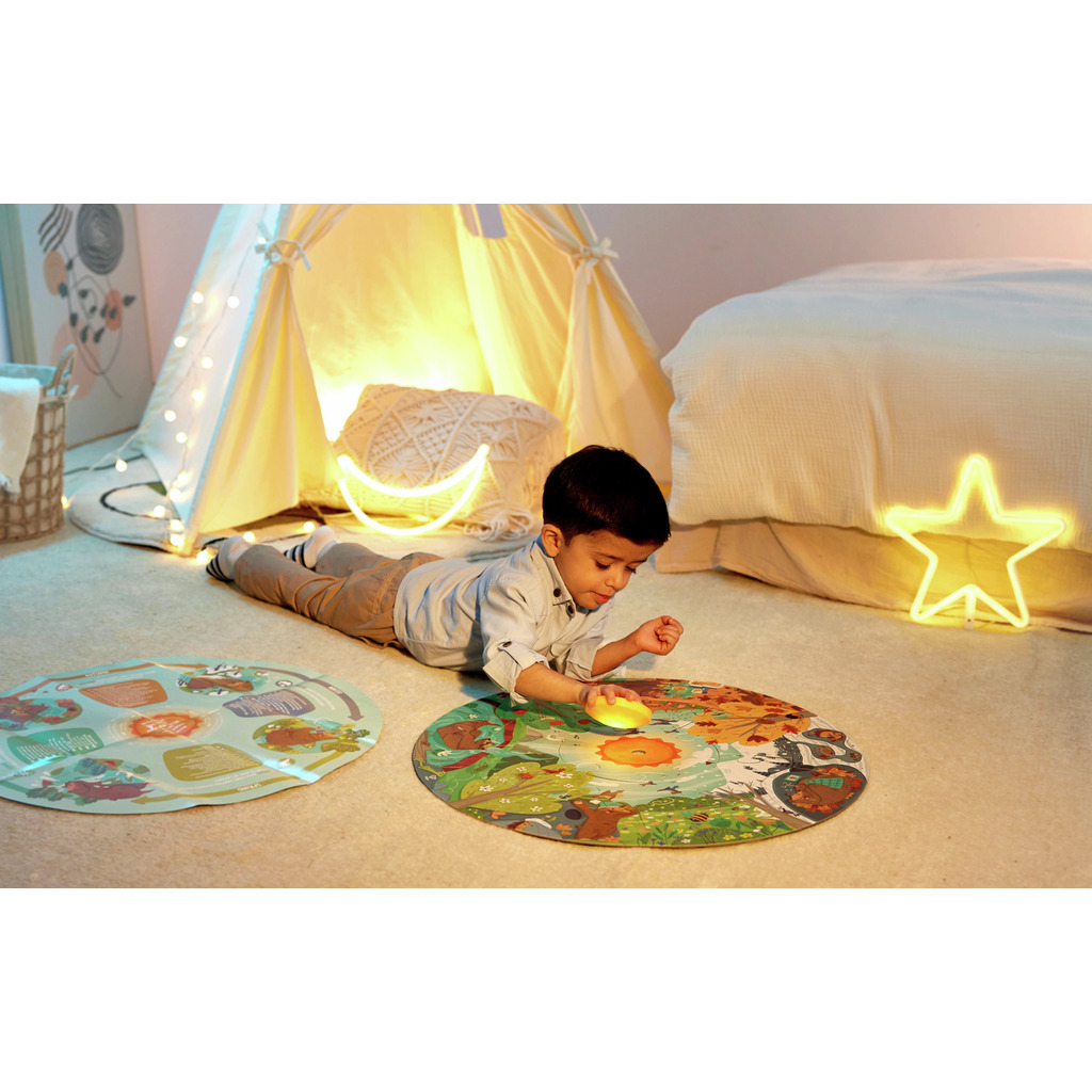 ROMPECABEZAS LAS ESTACIONES CON LUZ 16 PCS - FOUR SEASONS PUZZLE ...